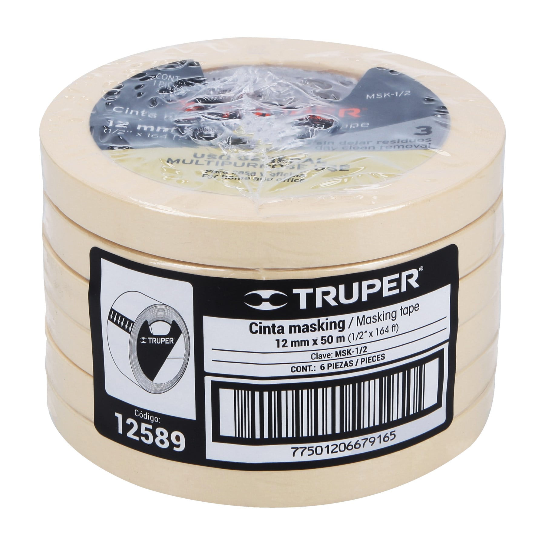 Cinta Masking Tape De 1 2 X 50 M Truper Ferreterias Krome Cinta Masking Tape De 1 2 X 50 M Truper Ferreterias Krome
